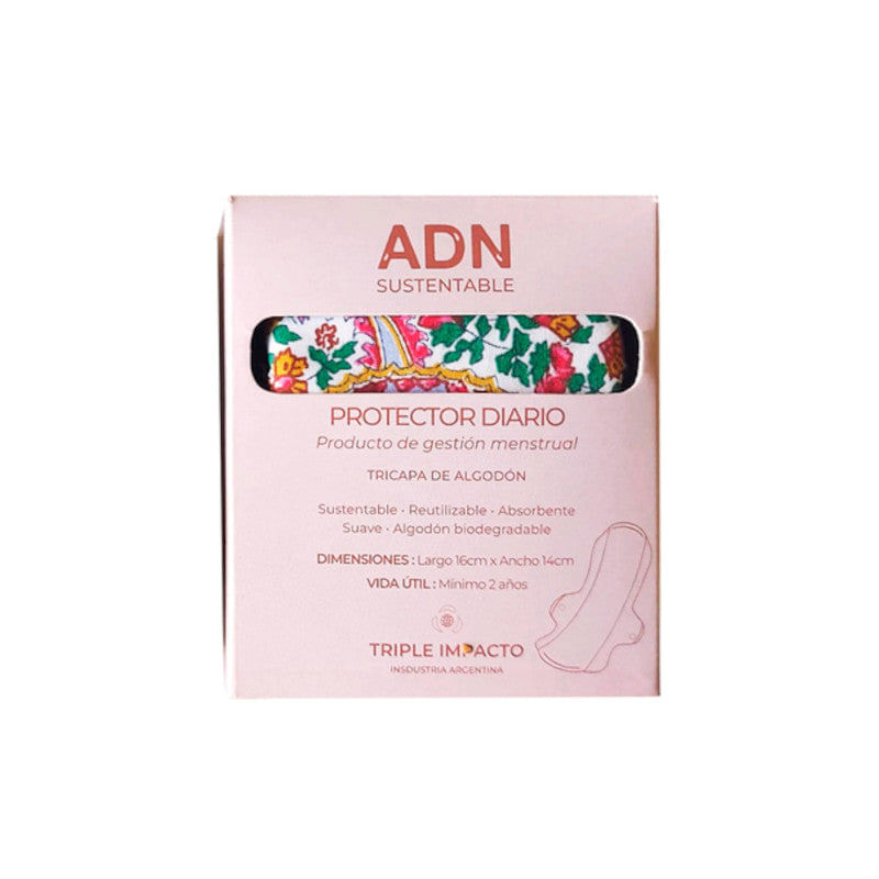 ADN Sustentable Protector Diario Modelo Colaless Diseños Variables - Farmacias Patagónicas