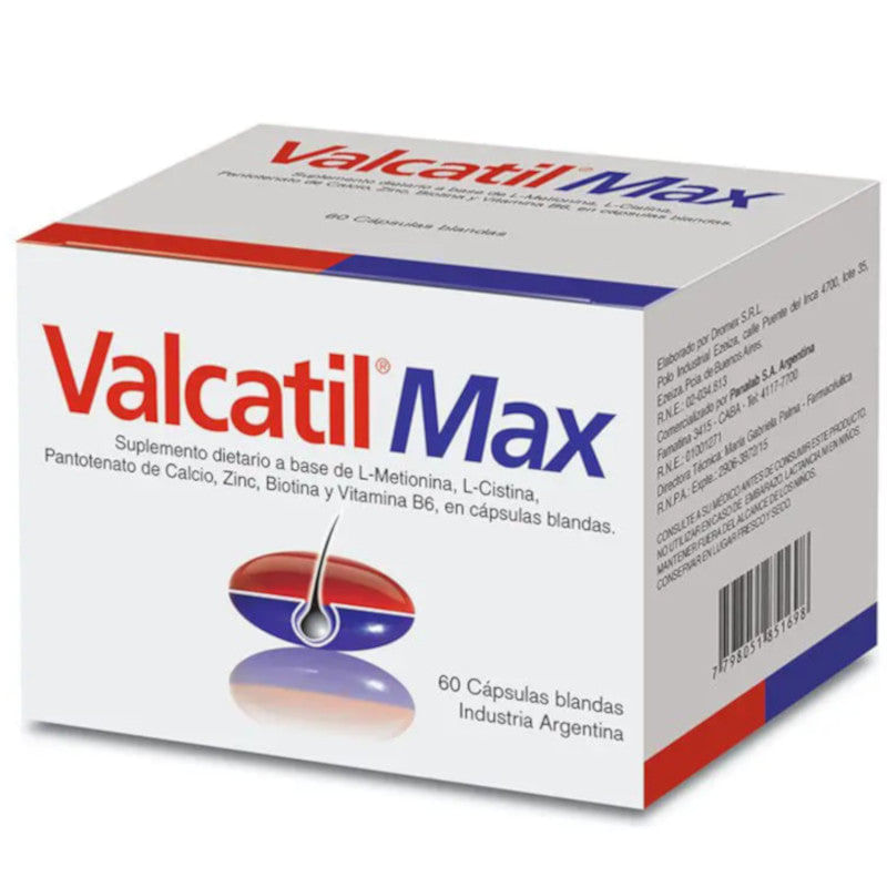 Valcatil Max Suplemento Dietario 60 Cápsulas Blandas - Farmacias ...