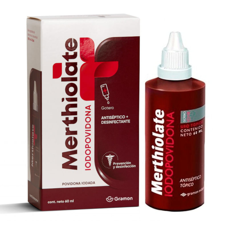 Merthiolate Iodopovidona Solucion Topica 60 ml - Farmacias Patagónicas