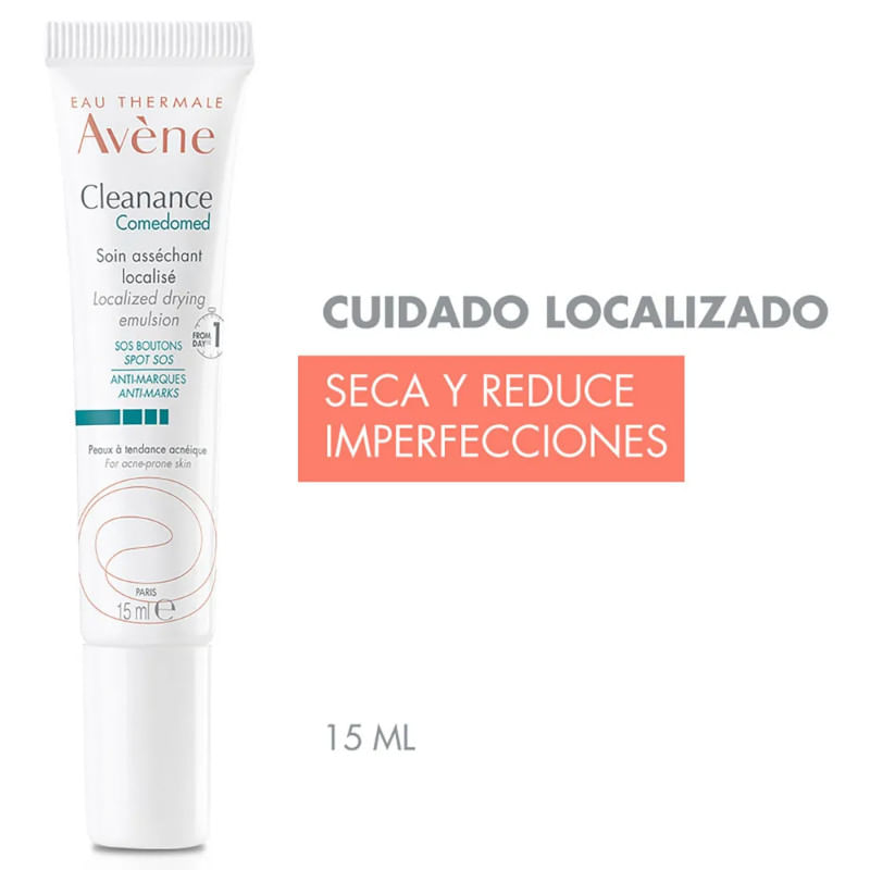 Avene Cuidado Secante Localizado Anti Acné Cleanance Comedomed 15 ml ...