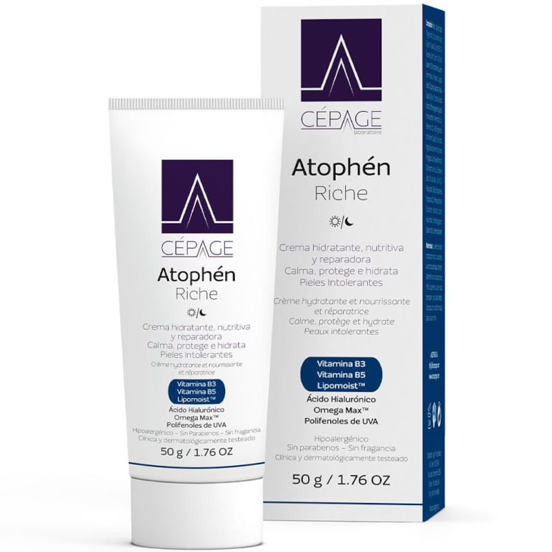 Cepage Crema Hidratante Y Nutritiva Pieles Secas Atophen Riche 50 g ...