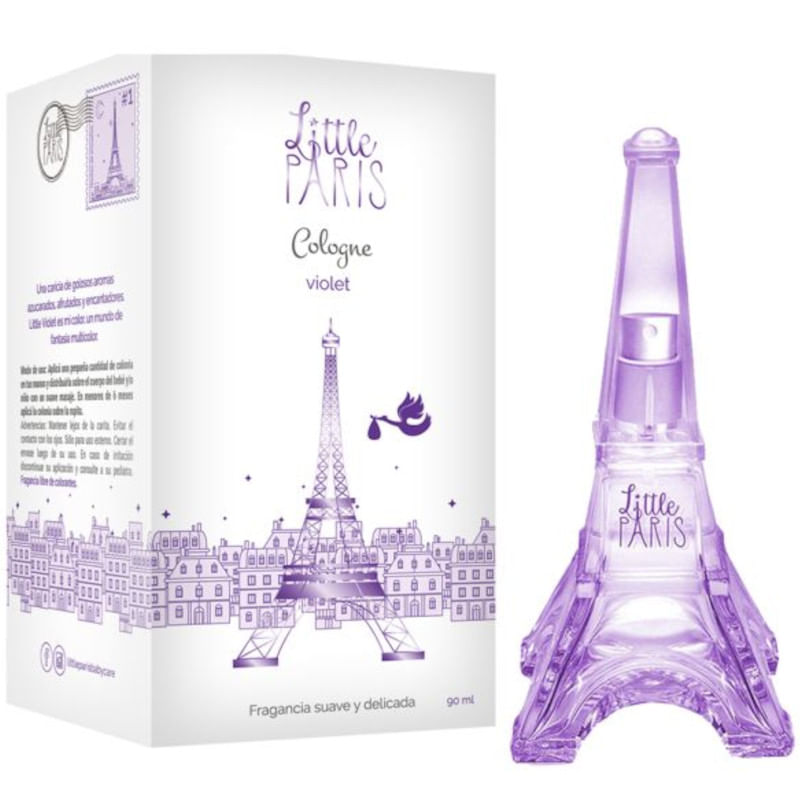 Little Paris Cologne Violet 90 ml - Farmacias Patagónicas