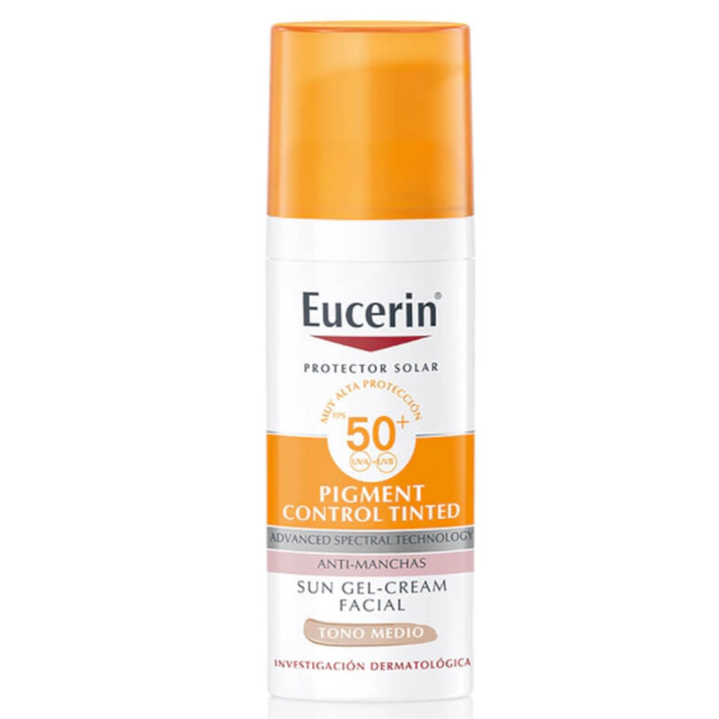 Eucerin Protector Solar Pigment Control Tinted Tono Medio 50+ 50 ml ...