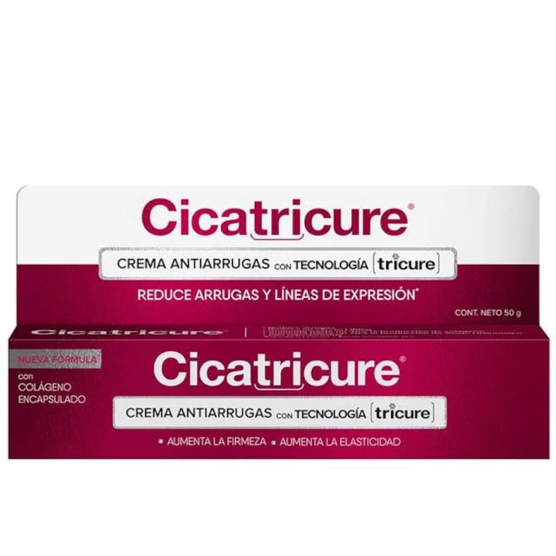 Cicatricure Crema Antiarrugas Con Tecnologia Tricure 50 g - Farmacias ...