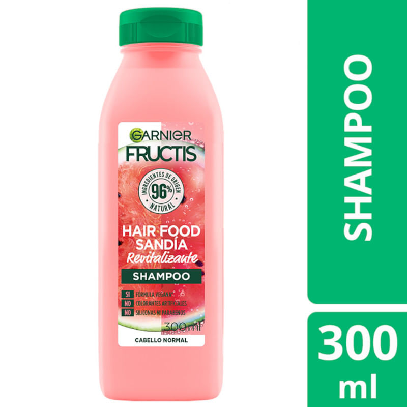 Fructis Shampoo Cabello Normal Hair Food Sandia 300 ml - Farmacias ...