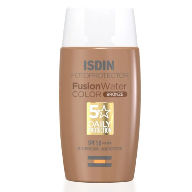 Isdin Protector Solar Fusion Water Color Bronze 50 ml - Farmacias ...