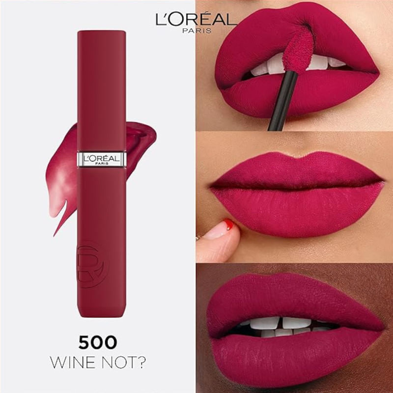 Loreal Labial Liquido Matte Resistance 500 Wine Not ? 5 ml - Farmacias ...