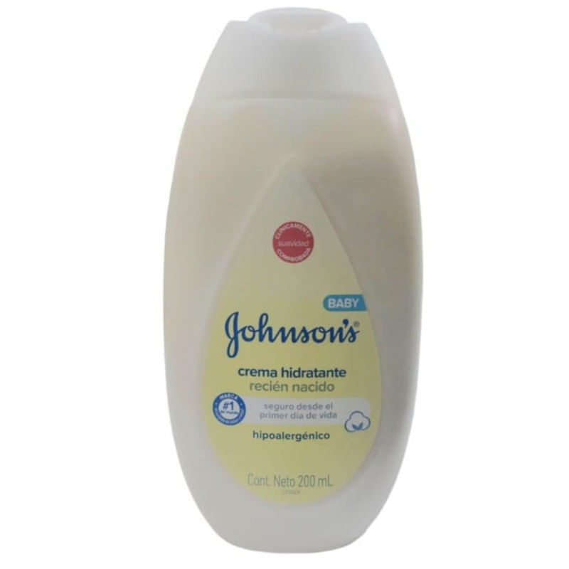Johnson´s Crema Hidratante Recien Nacido 200 ml - Farmacias Patagónicas