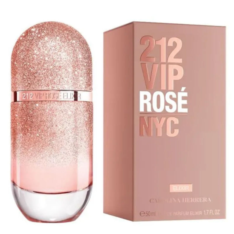 Carolina Herrera 212 Vip Rose Elixir EDP 50 ml - Farmacias Patagónicas