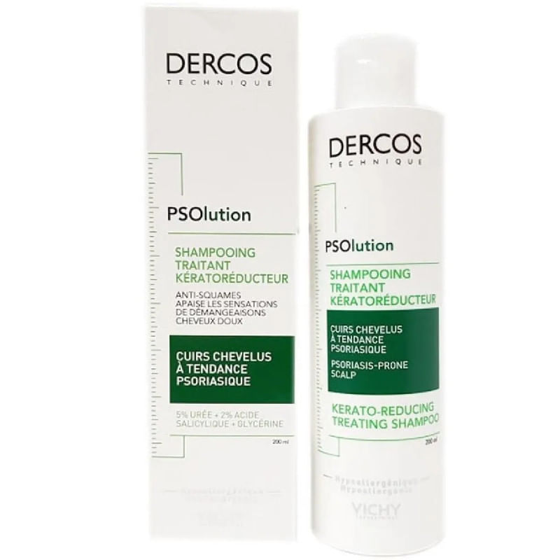 Vichy Dercos Champu De Tratamiento Keratorreductor PSOlution 200 ml ...