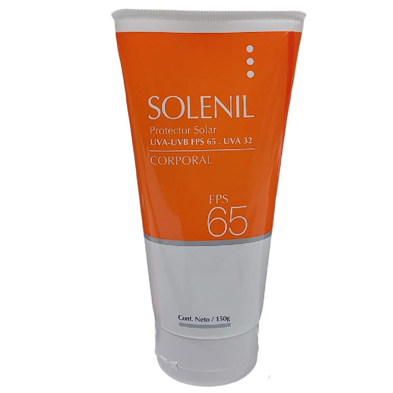 Solenil Protector Solar FPS 65+ 150 g - Farmacias Patagónicas