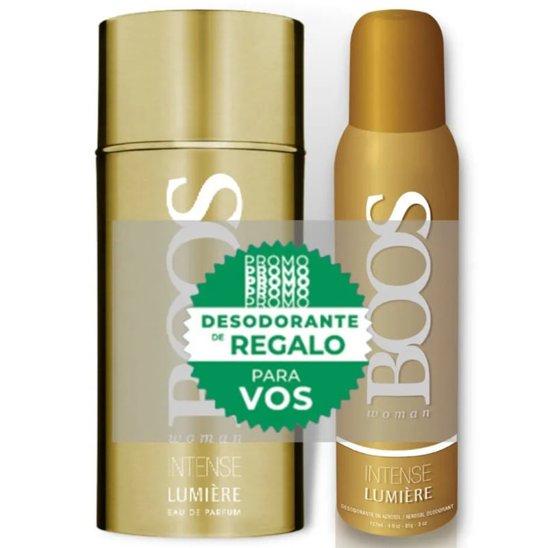 Boos Woman Intense Lumiere EDP 90 ml + Desodorante Body Spray 127 ml ...