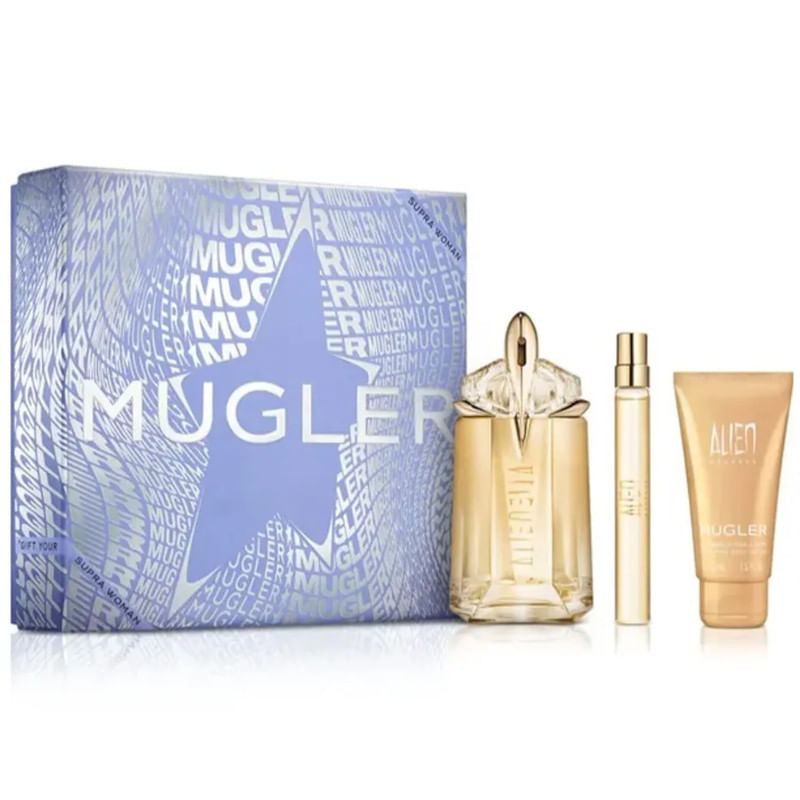 Mugler Alien Goddess EDP 60 ml + Body Lotion 50 ml + Mini Talla 10 ml ...