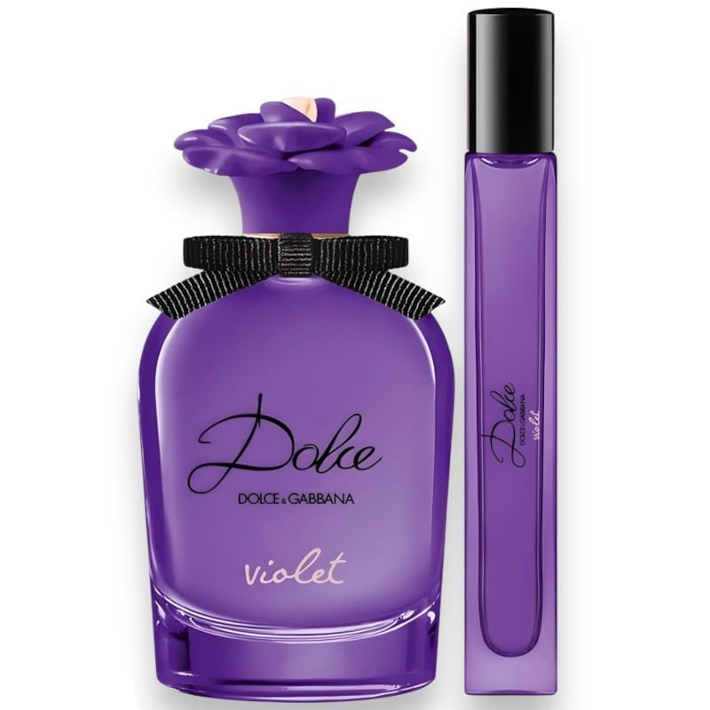 Dolce & Gabbana Set Dolce Violet EDT 75 ml + Mini Talla 10 ml! - Farmacias Patagónicas