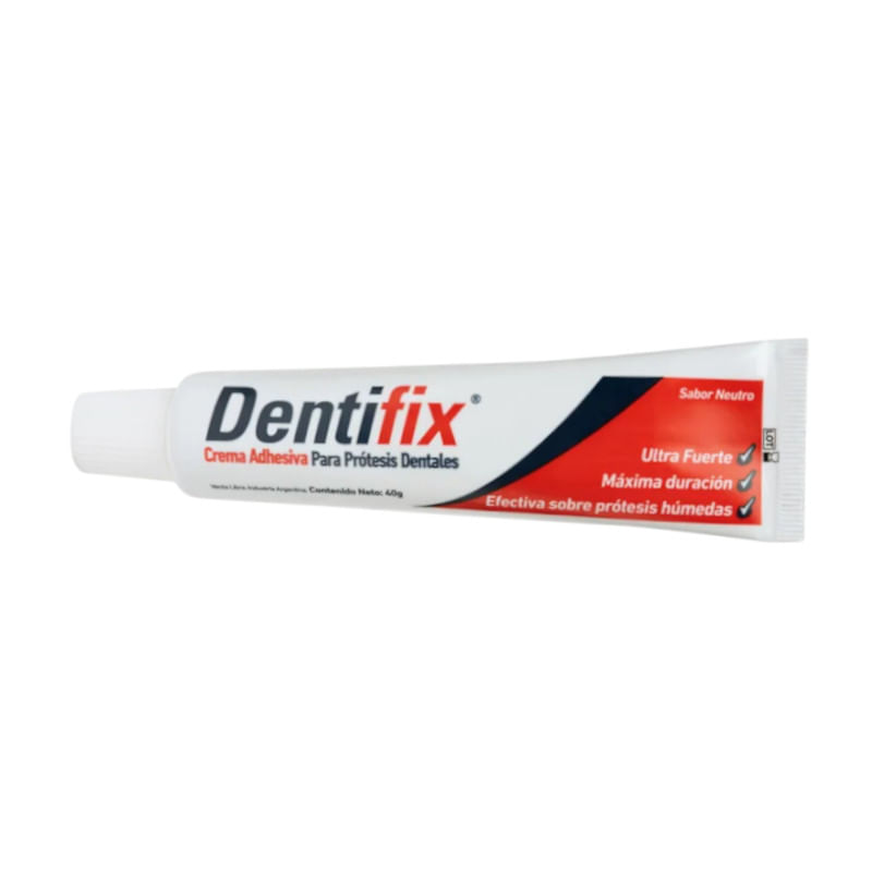 Dentifix Crema Adhesiva Para Prótesis Dentales - Sabor Neutro 40 g ...