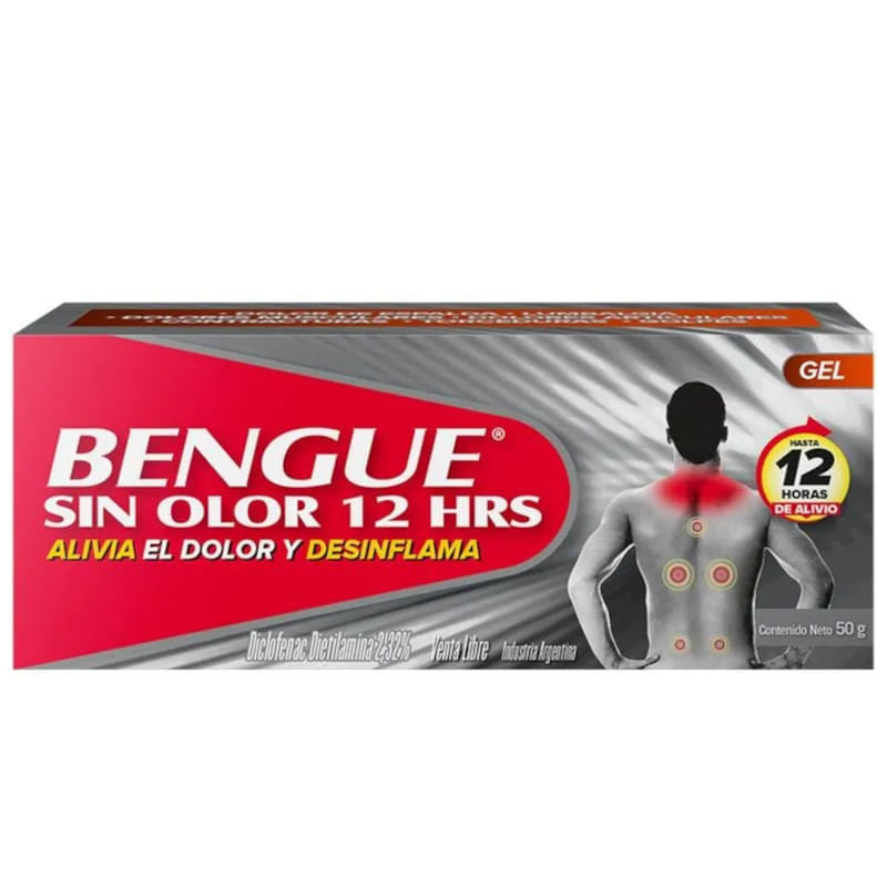 Bengue Gel Sin Olor 12 HRS 50 g - Farmacias Patagónicas